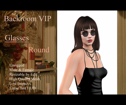 Second Life Marketplace Brb Glasses Round
